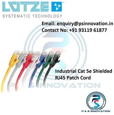 Industrial Cat 5e Shielded Patch Cord At 200 Patch Cable In Noida ID 2848961435833