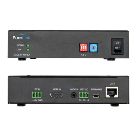 Purelink Media Axis Hdbaset Max Ct101 User Manual Pdf Download Manualslib
