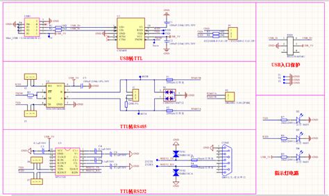Ch340e Sit65hvd08dr Sp3232e设计 Mini Usb接口转rs232 485串口altium设计硬件原理图 Pcb工程文件 Ch340转485电路图 Csdn博客