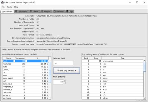 Lucenesolrelasticsearch可视化工具luke的下载及使用luke下载 Csdn博客