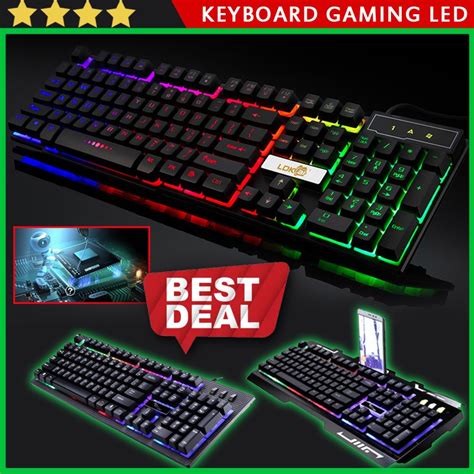 KEYBOARD GAMING LED MURAH KEYBOARD LED KEYBOARD GAMING RGB KEYBOARD GAMING Shopee Indonesia