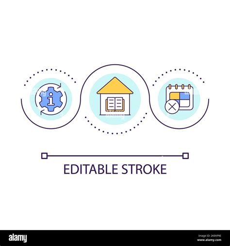 Informal Education Program Loop Concept Icon Stock Vector Image And Art