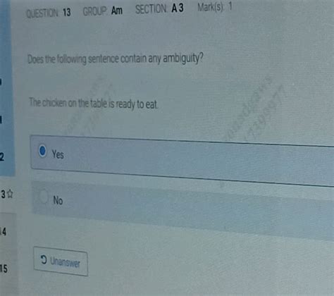QuESTION 13 GROUP Am SECTION A3 Mark S 1 Does StudyX
