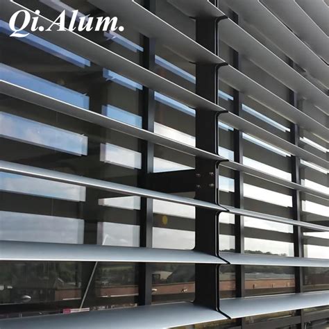 Exterior Aluminum Sunscreen Wall Decoration Louver Facades