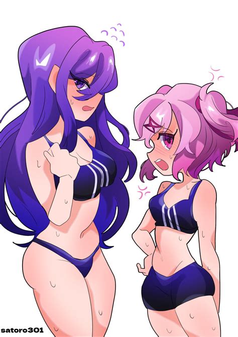 Rule 34 2girls Breasts Doki Doki Literature Club Female Female Only Medium Support Meme