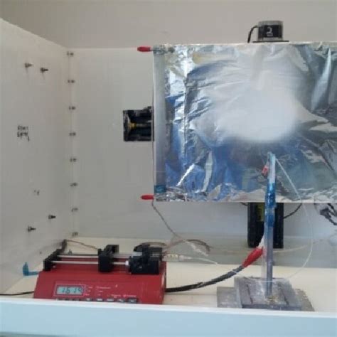 Laboratory Setup For Electrospinning Download Scientific Diagram