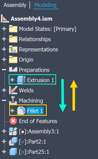 Allow Moving Weldment Features From Machining To Prep And Vice Versa Autodesk Community