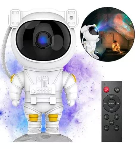 Projetor De Luzes Estrelas Galáxia Astronauta Controle Parcelamento sem juros