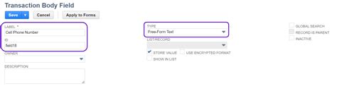 how to create transaction fields and sovos custom elements in the