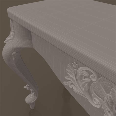 Classical Console Table 3d Model