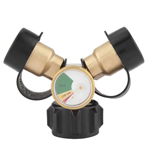 Buy Xiangxin Propane Y Splitter Propane Connector Y Type Tee Propane With Pressure Gauge