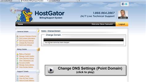 HostGator How To Change Primary Domain Name Tutorial YouTube