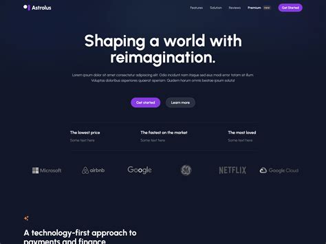 Astrolus Free Tailus Ui Template Astrolus Free Tailus Ui Template