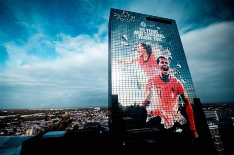 Nike Commercial Puts 150 Metre Virgil Van Dijk Image On Office Building