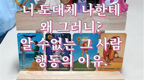 타로 그 사람 도대체 나한테 왜 그럴까 이해 할 수 없는 그 사람 행동의 이유는 김 비서가 왜 그럴까 Youtube