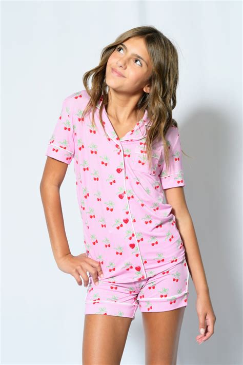 Tween Lynn Printed Shorts Lounge Set Katiejnyc