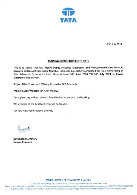 Riddhi Dubey On Linkedin Im Thrilled To Share That Ive Successfully