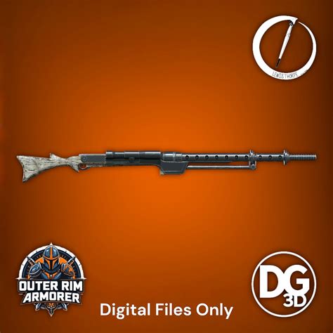 ⭐ Tusken Raider Cycler Rifle De Star Wars Rebels・archivo 3d Para