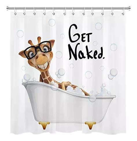 Hvest Get Naked Juego De Cortinas De Ducha Divertida Jira Cuotas sin interés
