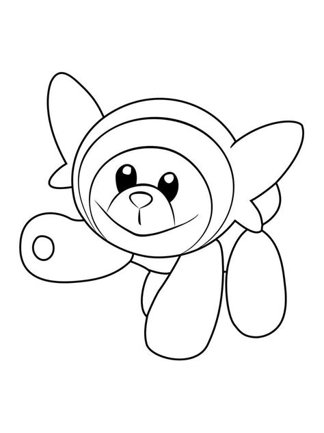 Stufful Pokemon Coloring Pages