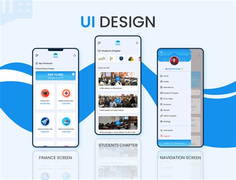 UBIT Mobile Portal Concept UI Design Case Study Behance
