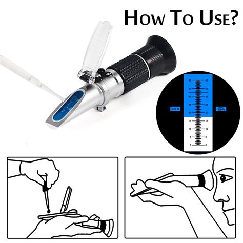 Snapklik.com : DEF Refractometer, 0-40% AdBlue Refractometer Handheld 32 AUS