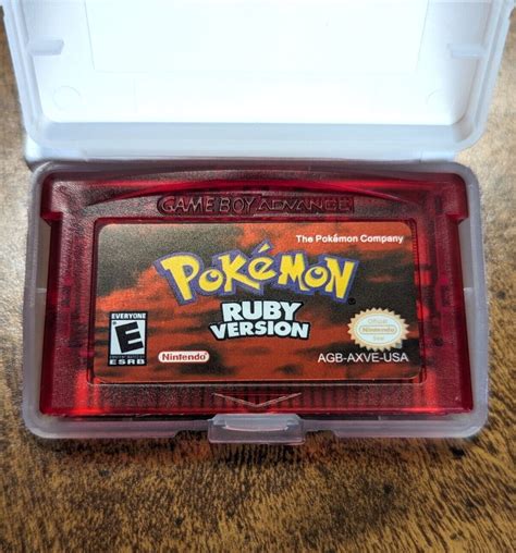 Pokemon Ruby Version Gameboy Advance Gba Game