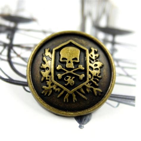 Brass Shank Button Etsy