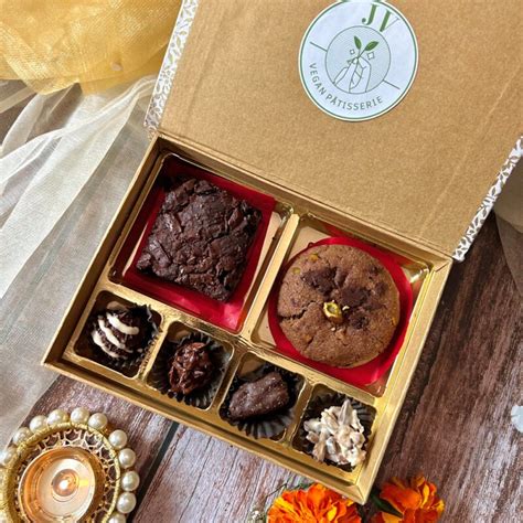 Assorted Chocolate Brownie Cookie Box Jv Vegan