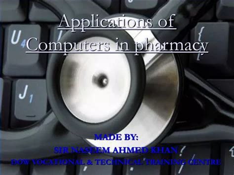 Ppt Applications Of Computers In Pharmacy Powerpoint Presentation