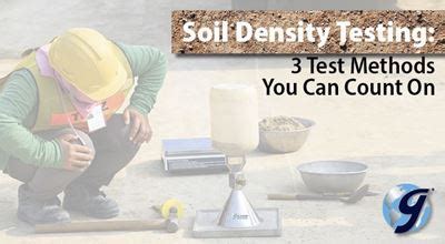 Soil Density Testing Test Methods You Can Count On Gilson Co