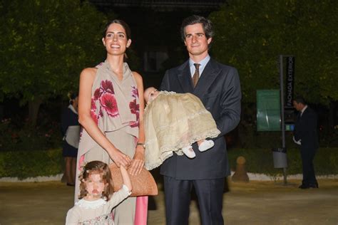 Look SofÍa Palazuelo El Original Tres Piezas De Sofía Palazuelo Para El Bautizo De Su Hija