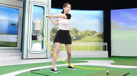 김도하 레슨 낮고 완만하게 드라이버 가로스윙 만들기 네이버 Tv