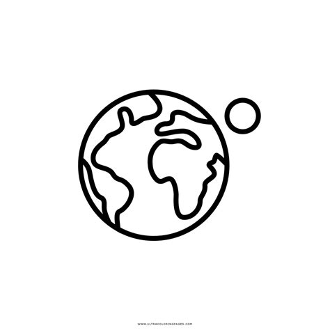 Dibujo De Tierra Y Luna Para Colorear Dibujos Para Colorear Imprimir