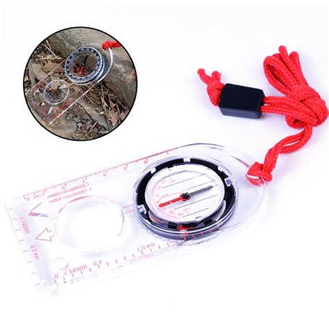 Portable Magnifying Compass Ruler Scale Scout Outd Grandado