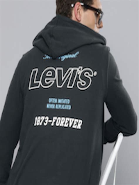 Buy Levis Pure Cotton Printed Hooded Sweatshirt Sweatshirts For Men