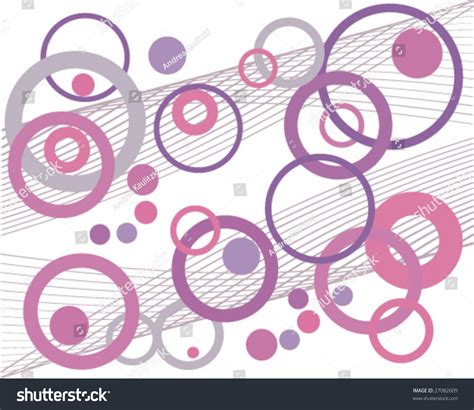 Retro Circle Pattern Vector Stock Vector Royalty Free 27082609