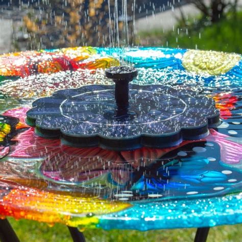 Flydende Lotus Solcelle Springvand