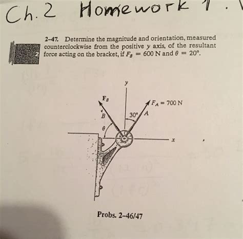 Solved Ch Z Homework 2 47 Determine The Magnitude And