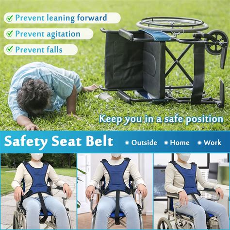 Wheelchair Seat Belt Safety Restraints For Elderly Wheelchair Harness Adult
