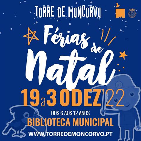 Férias de Natal na Biblioteca Municipal de Torre de Moncorvo CM Torre