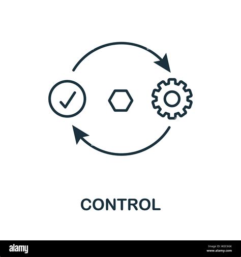 Control Outline Icon Thin Line Concept Element From Business Management Icons Collection