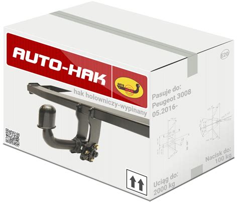 Hak holowniczy wypinany F A do Peugeot F A za zł z Kobylnica Allegro pl