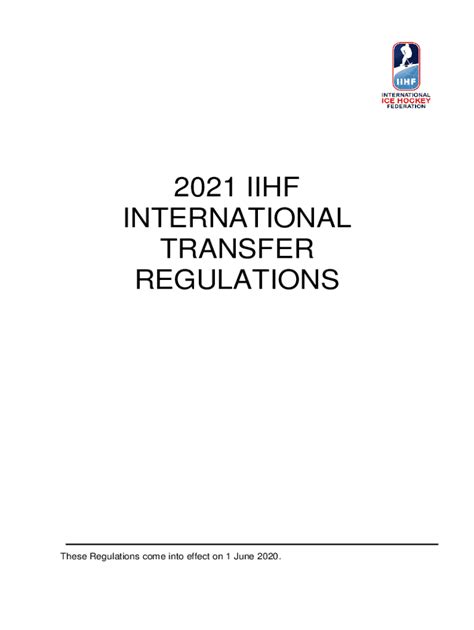 Fillable Online 2022 23 Iihf International Youth Player Transfer Form