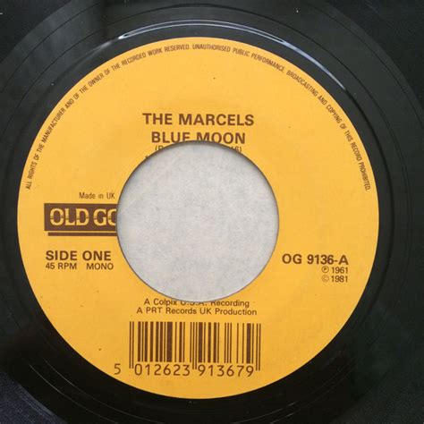 The Marcels Blue Moon Summertime Vinyl Discogs