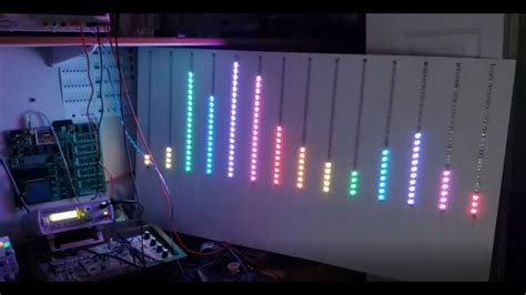 Homemade 14 Band Spectrum Analyzer Part 1 First Tests Using Arduino