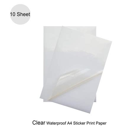 Clear Sticker Printer Paper Atelier Yuwa Ciao Jp