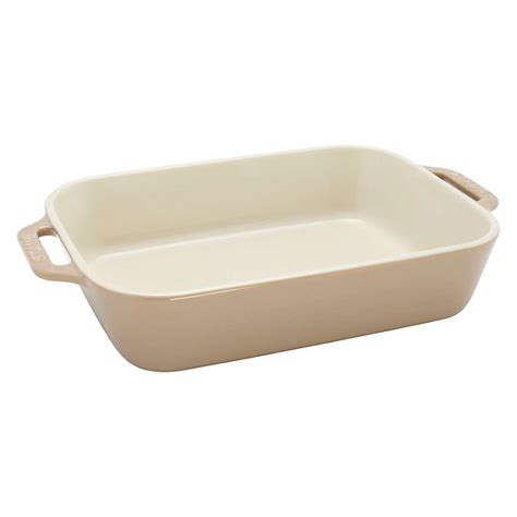 Staub Sesame 2 Piece Rectangular Baking Dish Set Reviews Crate And Barrel