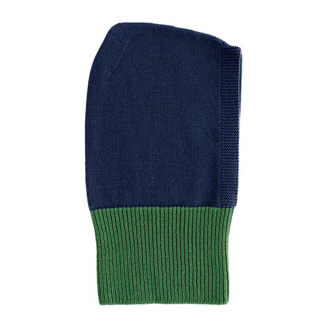 Hvid Balaclava Eddy Blue Grass Blue Wool Balaclava Hvid La