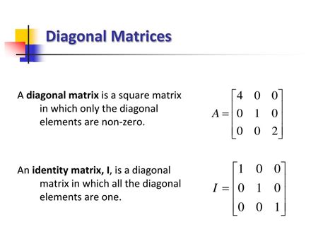 Types Of Diagonal Matrices At Edward Foley Blog